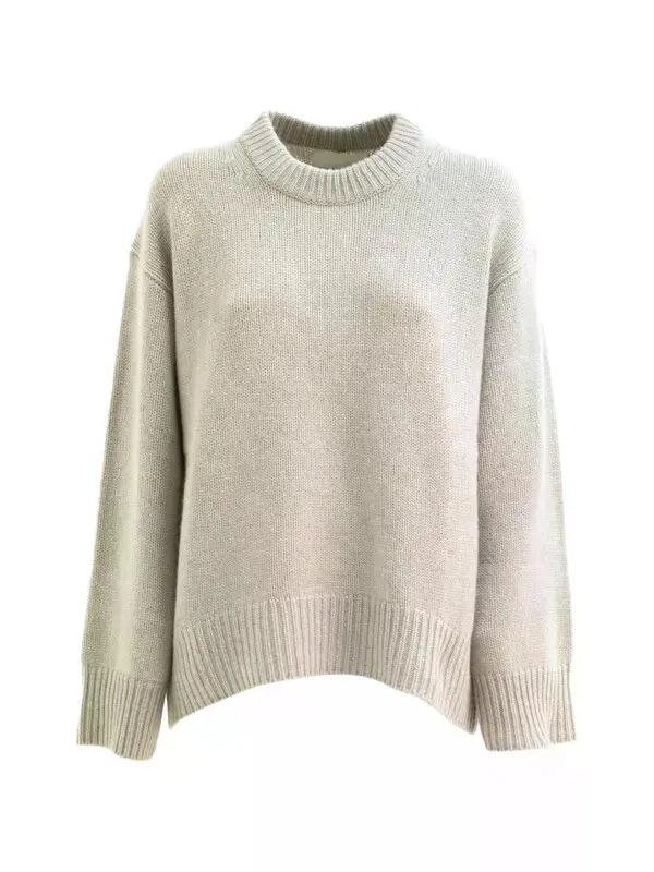 LISA YANG Ribbed-knit Crew-neck Sweater