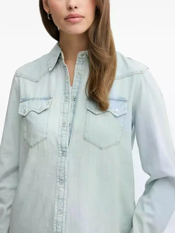 BENETTON Flap'-pocket Denim Shirt
