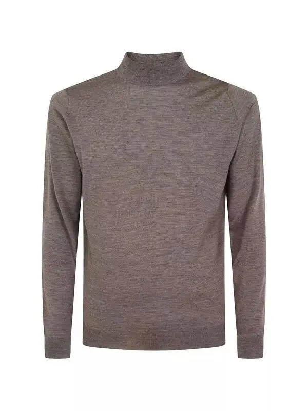 John Smedley Harcourt Mock-neck Fine-knit Top