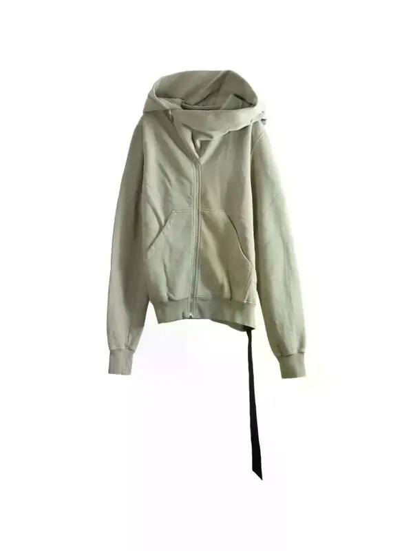 Rick Owens Asymmetric Zip-up Hoodie - Grey