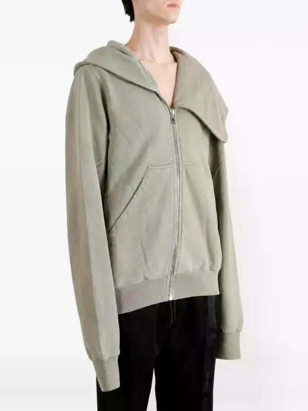 Rick Owens Asymmetric Zip-up Hoodie