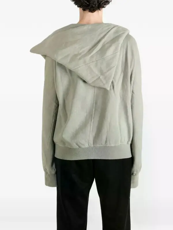 Rick Owens Asymmetric Zip-up Hoodie