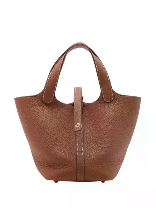 Hermès 2023 Clemence Picotin Lock 18 Handbag - Brown