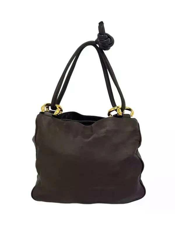 Loewe 20th Century Leather Anagram Tote Bag
