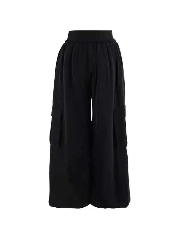 ALAINPAUL Wide-leg Cargo Trousers