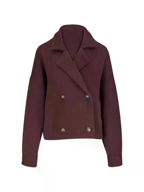 Brunello Cucinelli Double-breasted Cashmere Jacket - Brown