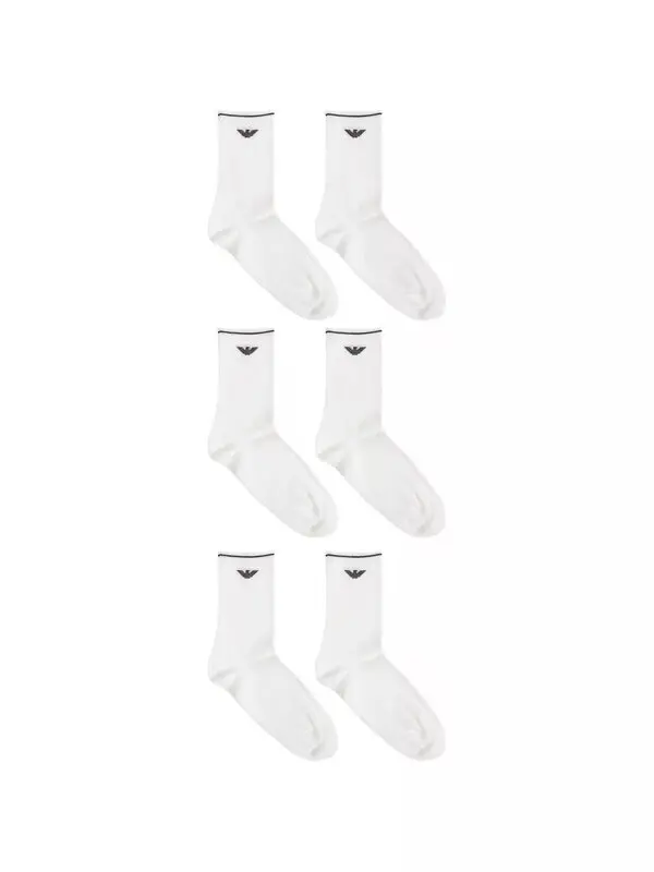 Emporio Armani Logo-intarsia Socks