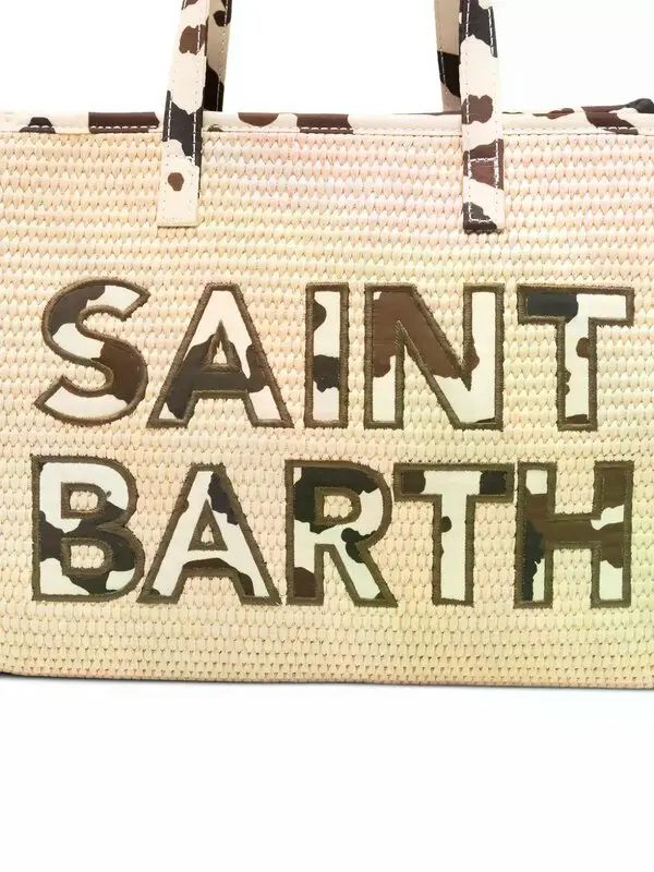 MC2 SAINT BARTH Cow-print Beach Bag