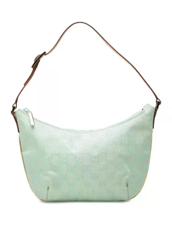 Gucci 2000-2015 Gg Canvas Shoulder Bag - Blue