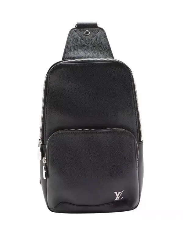 LOUIS VUITTON 2020 Taiga Avenue Sling Crossbody Bag - Black