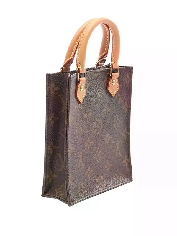 LOUIS VUITTON 2020 Monogram Petit Sac Plat Satchel