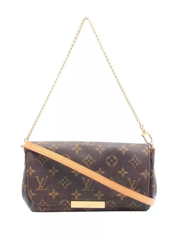 LOUIS VUITTON 2015 Monogram Favorite Pm Satchel - Brown