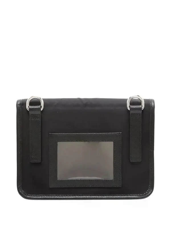 Prada 2013-2026 Saffiano Trimmed Re Nylon Smartphone Case Shoulder Bag