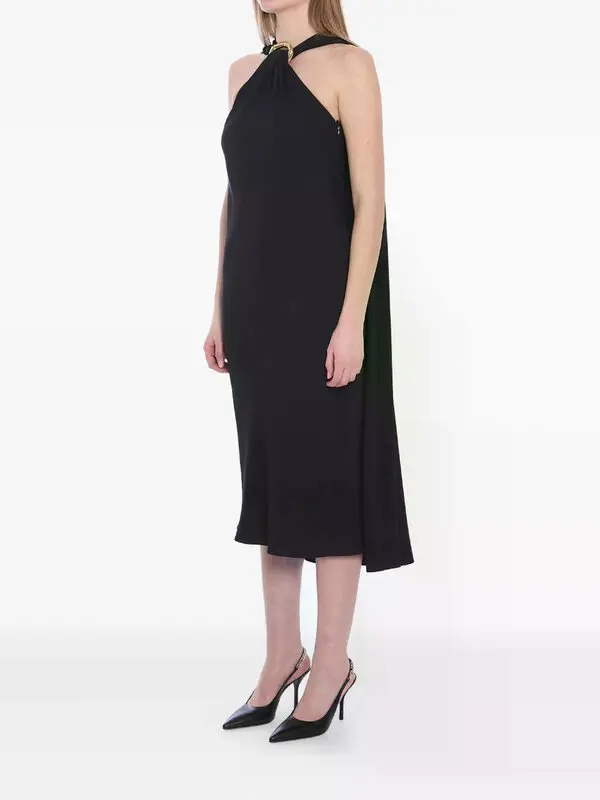 Gucci Halter-neck Cape Midi Dress