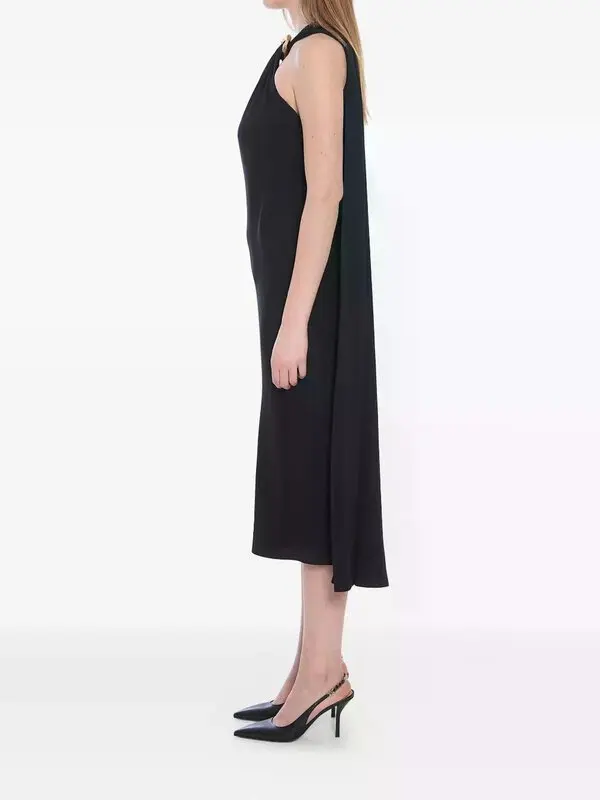 Gucci Halter-neck Cape Midi Dress