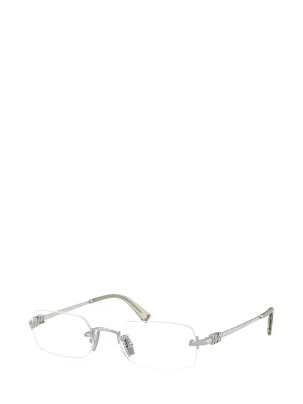 Miu Miu Rimless Rectangle-frame Sunglasses