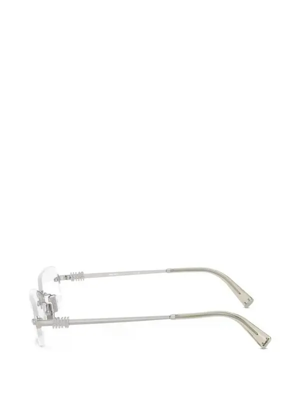 Miu Miu Rimless Rectangle-frame Sunglasses