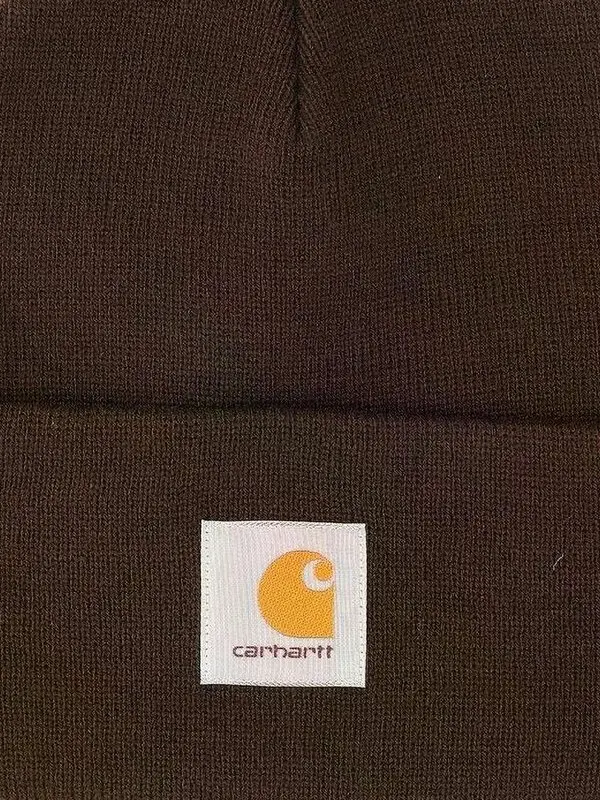Carhartt Work In Progress Watch Logo-patch Beanie Hat