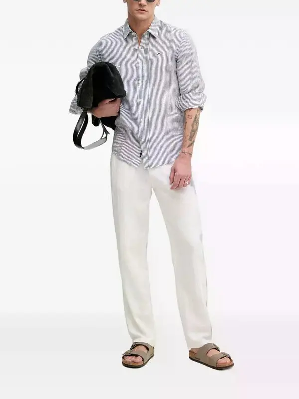 Michael Kors Striped Linen Shirt