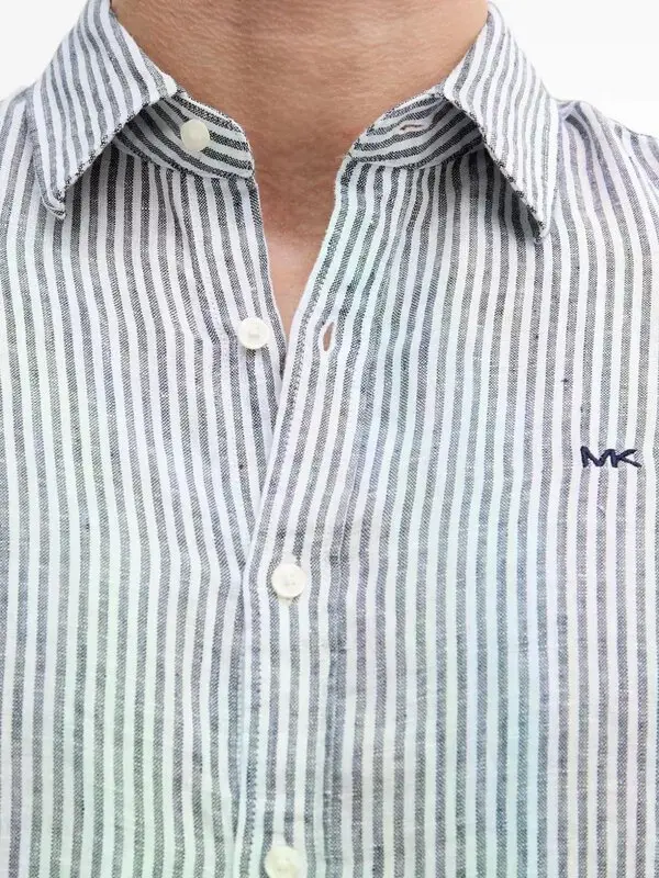 Michael Kors Striped Linen Shirt
