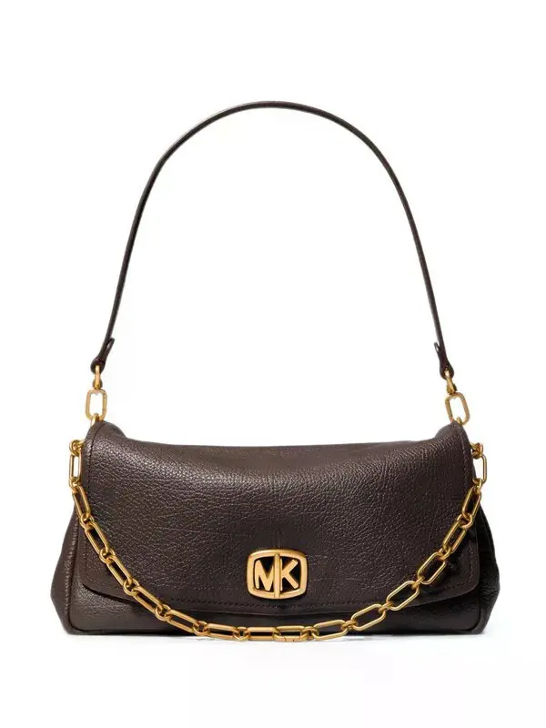 Michael Kors Bryant Large Textured Leather Convertible Shoulder Bag - Brown
