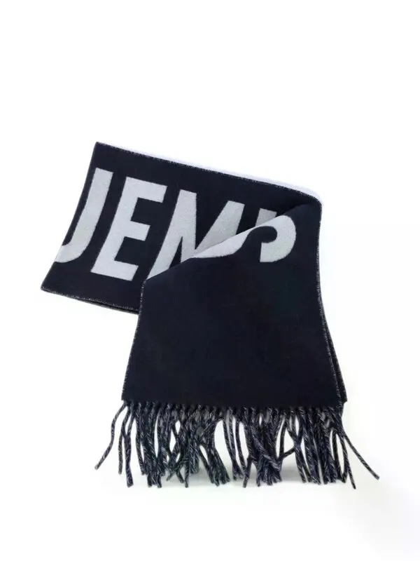 Jacquemus Logo-embellishment Fringed Scarf