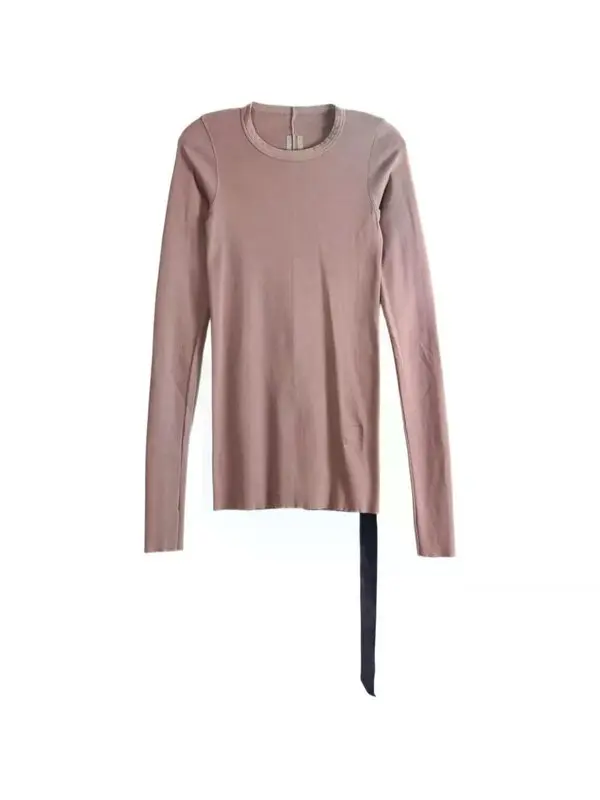 Rick Owens Ribbed-knit Long-sleeve T-shirt - Brown
