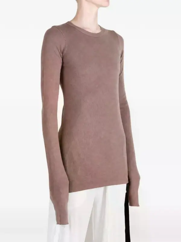 Rick Owens Ribbed-knit Long-sleeve T-shirt