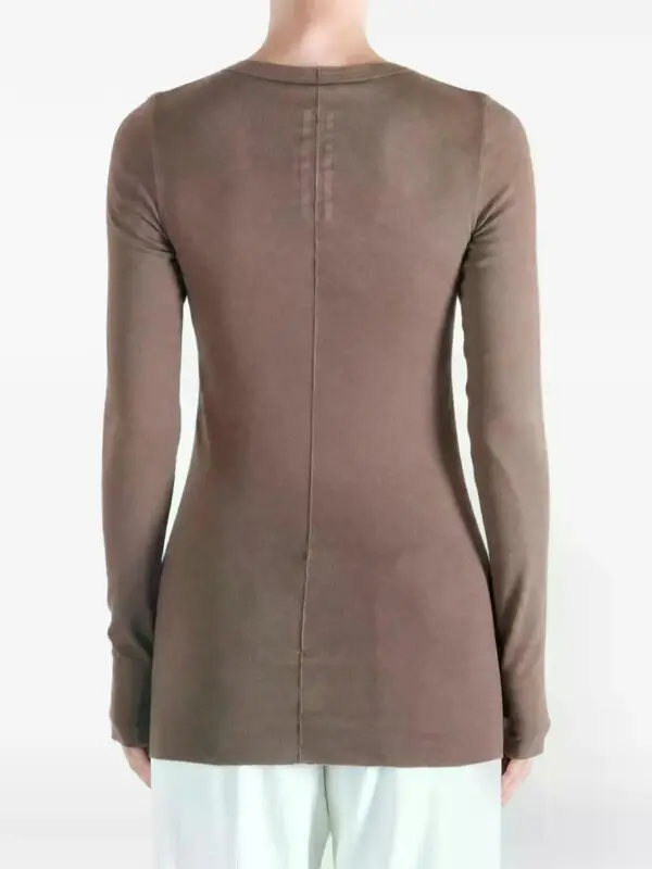 Rick Owens Ribbed-knit Long-sleeve T-shirt