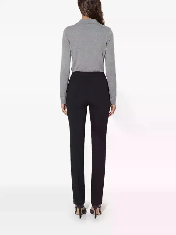 Elisabetta Franchi Trousers In Double Layer Stretch Crêpe