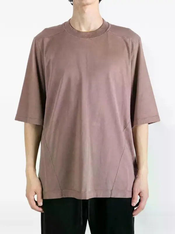 Rick Owens Seam-detail Longline T-shirt - Brown
