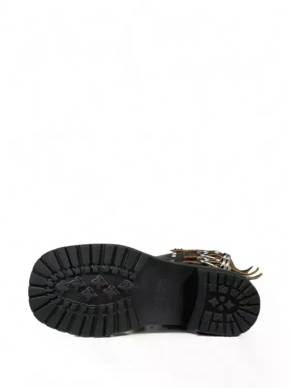 VACANT ARCHIVE Ivan Buckle-strap Mid-calf Boots