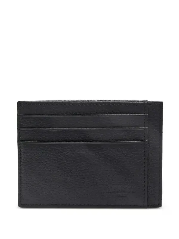 LANCEL Leon Grained Leather Cardholder - Black