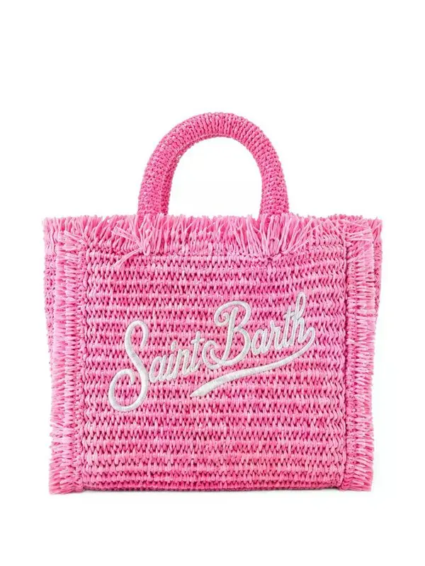 MC2 SAINT BARTH Micro Vanity Logo-embroidered Tote Bag