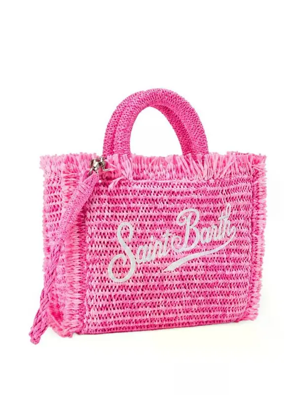 MC2 SAINT BARTH Micro Vanity Logo-embroidered Tote Bag