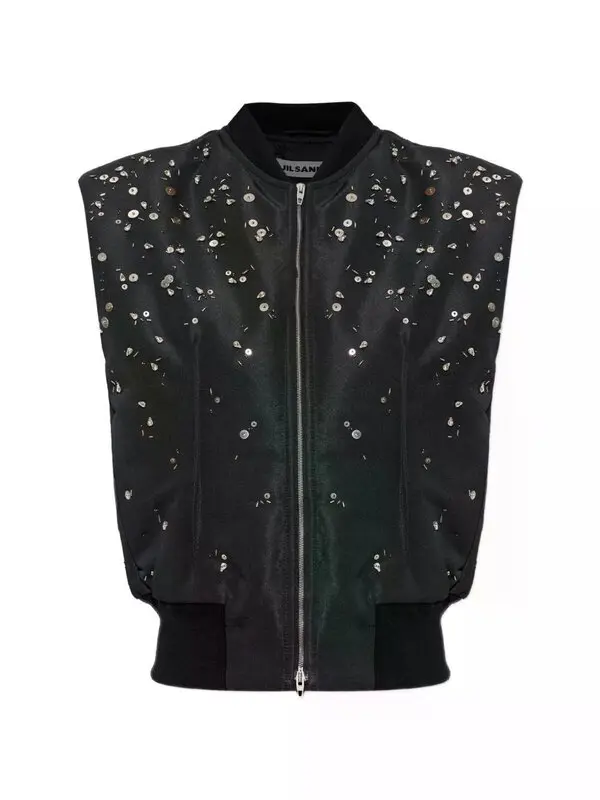 JIL SANDER Embellished Insulated Gilet