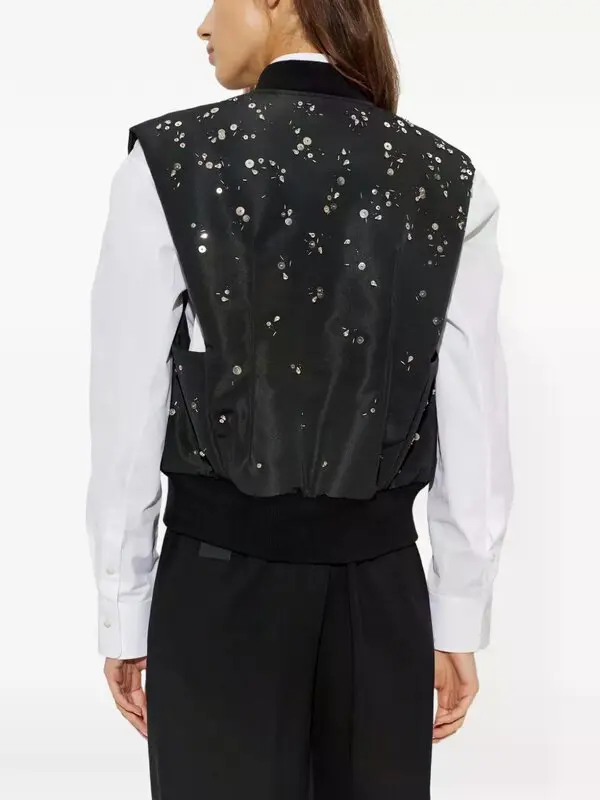 JIL SANDER Embellished Insulated Gilet