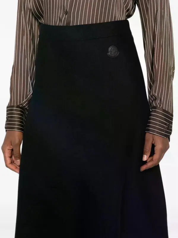 Moncler Logo-patch Midi Skirt