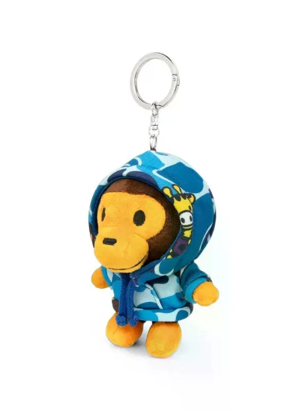 A BATHING APE Baby Milo Hoodie Keychain - Blue
