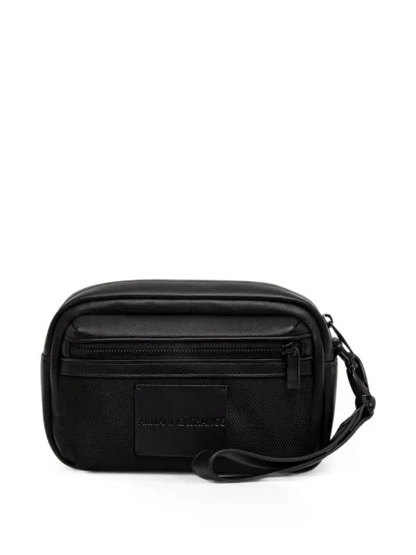 Armani Exchange Logo-patch Wash Bag