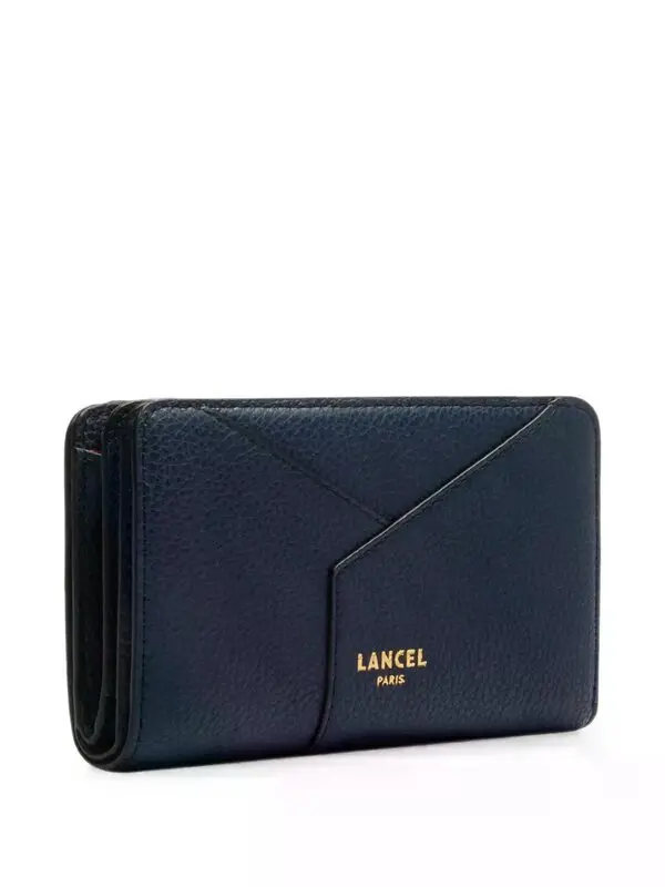 LANCEL Enveloppe Grained Leather Wallet