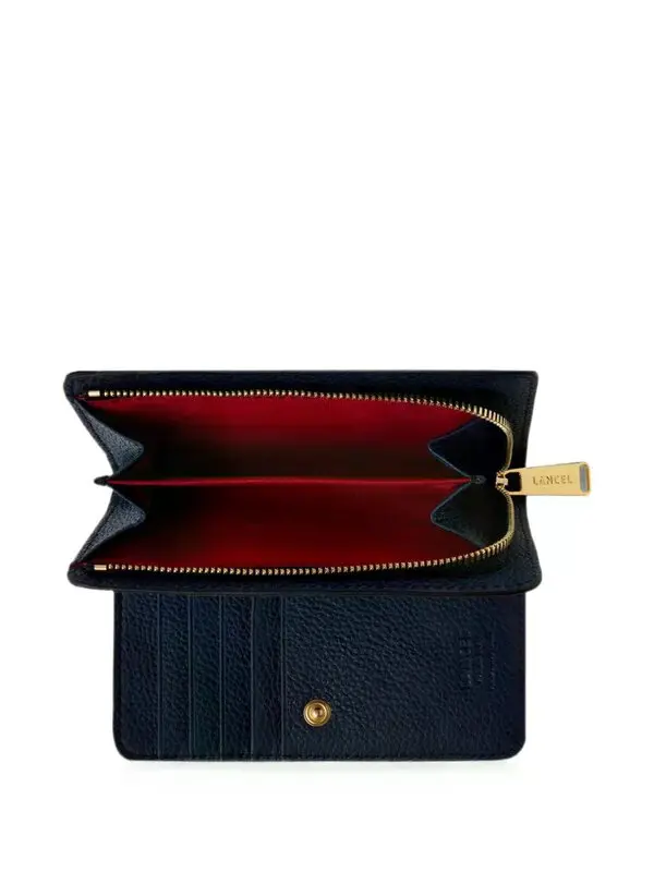 LANCEL Enveloppe Grained Leather Wallet