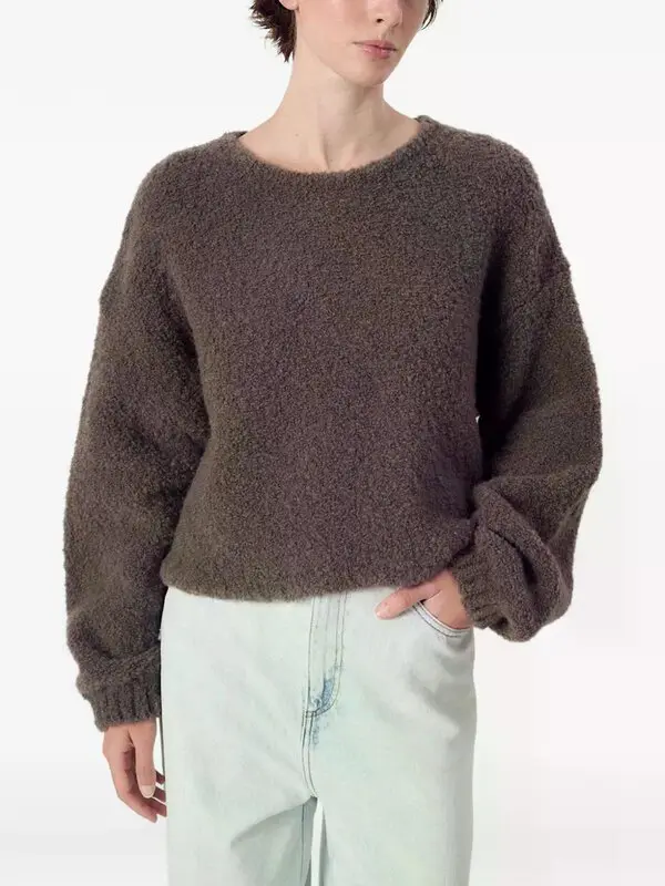 American Vintage Zolly Bouclé-knit Sweater