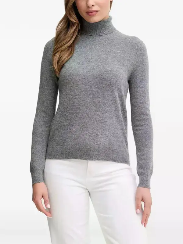 BENETTON Turtleneck Sweater - Grey