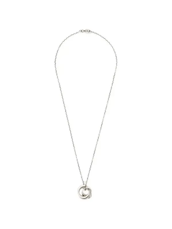 Werkstatt:München Four Rings Necklace - Silver
