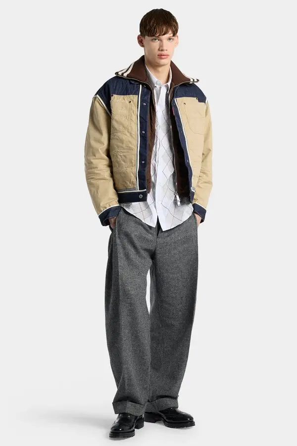 Dsquared2 Panel Inside-out Denim Jacket