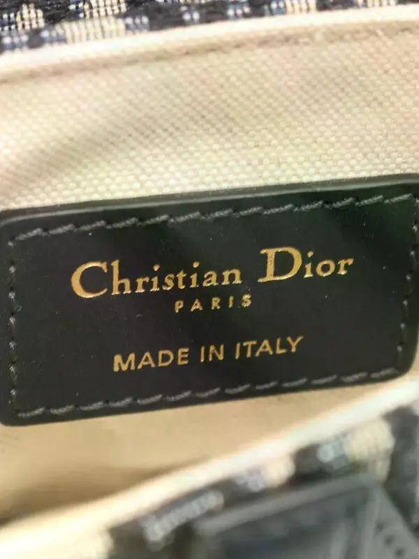 Dior 2015-2026 Mini Oblique Canvas Saddle Bag Satchel