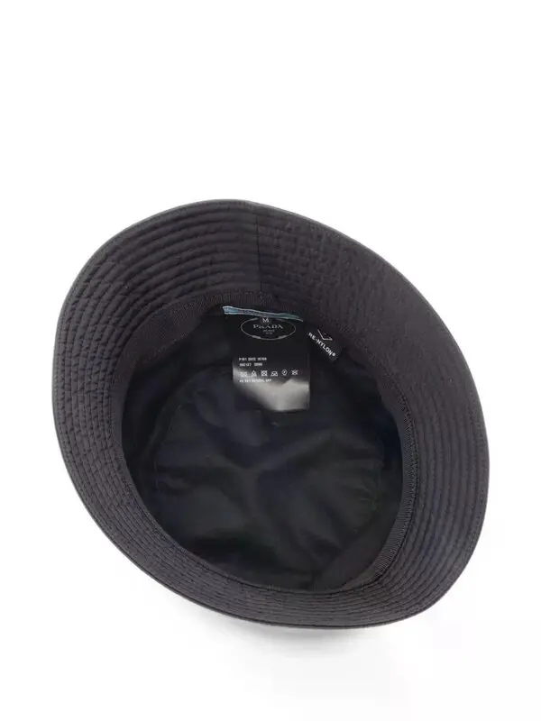 Prada 2000s Re-nylon Triangle-logo Bucket Hat