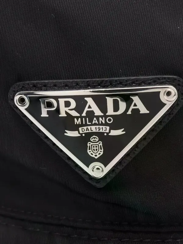 Prada 2000s Re-nylon Triangle-logo Bucket Hat