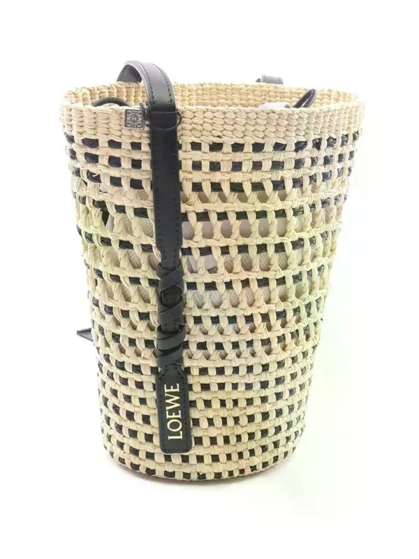 Loewe 2020-2026 Raffia Blade Pocket Shoulder Bag